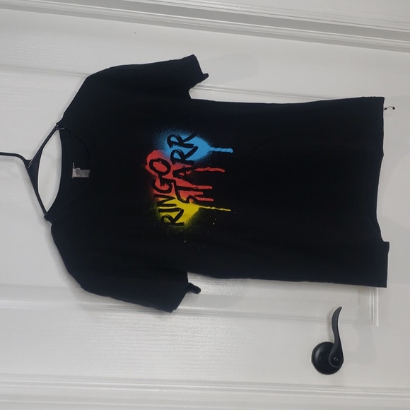 Ringo Starr | Shirts | Ringo Starr Rock Star Musician Beatles Black ...